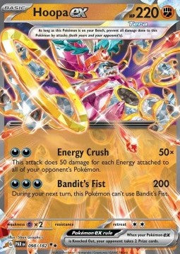 SCARLET AND VIOLET, Paradox Rift - 098/182 : Hoopa ex (Half Art ...