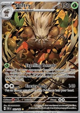 SCARLET AND VIOLET, Temporal Forces - 163/162 : Shiftry (Full Art ...