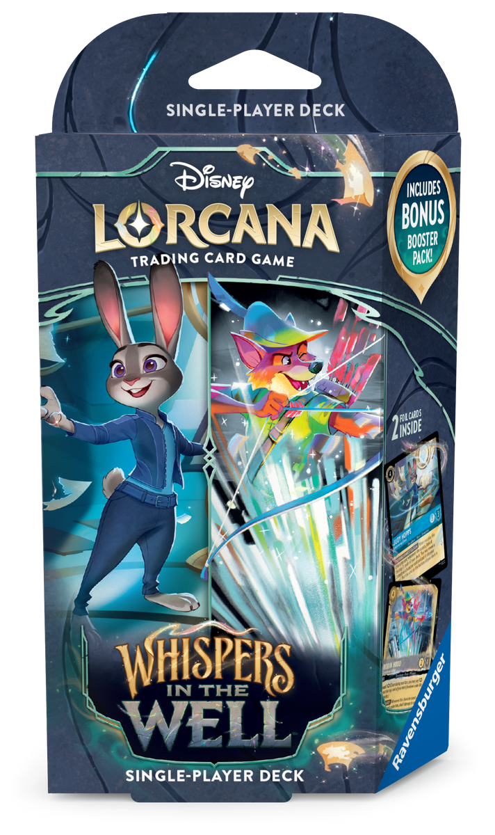 Disney Lorcana Card Game - Whispers in the Well - Starter Deck - (Judy ...