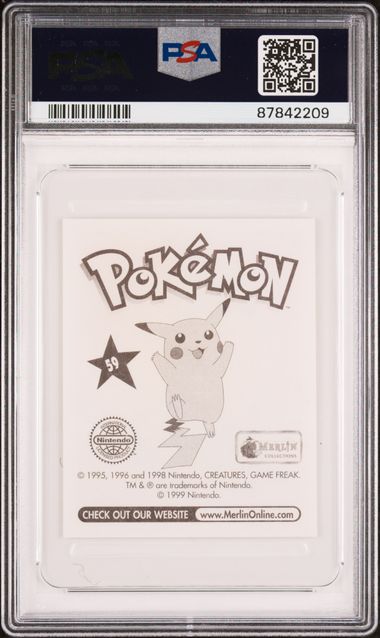 PSA - Pokemon - Merlin Sticker - #59 : Arcanine - PSA 9 – Cosmic ...