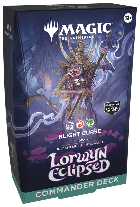 Magic The Gathering - Commander Deck - Lorwyn: Eclipsed - Blight Curse ...