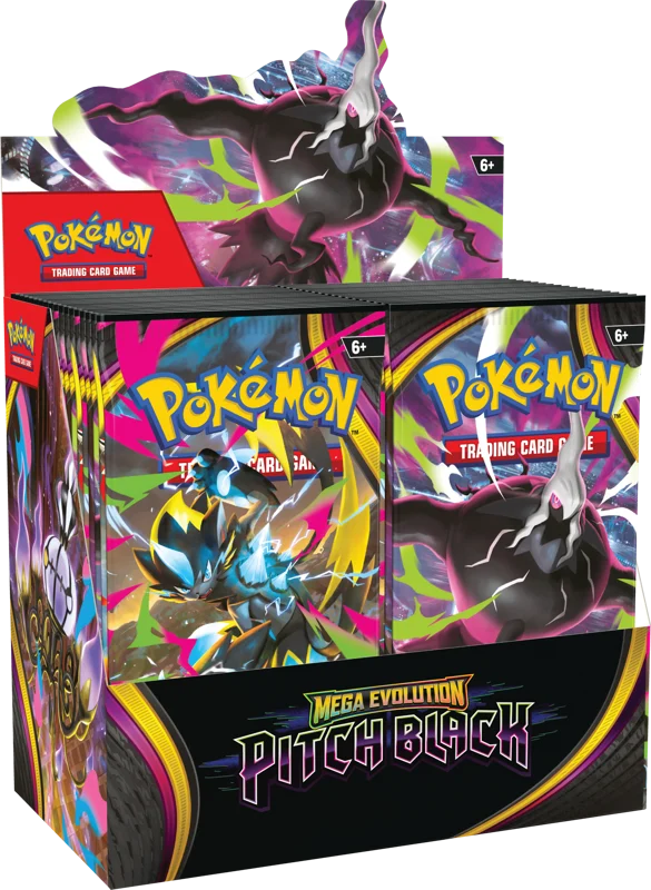 Pokemon - Booster Box - Mega Evolutions Pitch Black *1per person limit ...