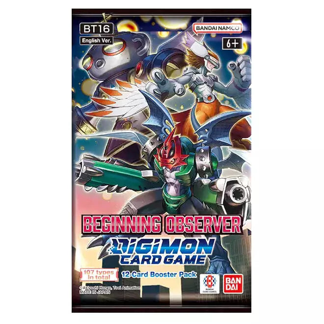 Digimon - Booster Pack - BT16 Beginning Observer (12 Cards) – Cosmic ...